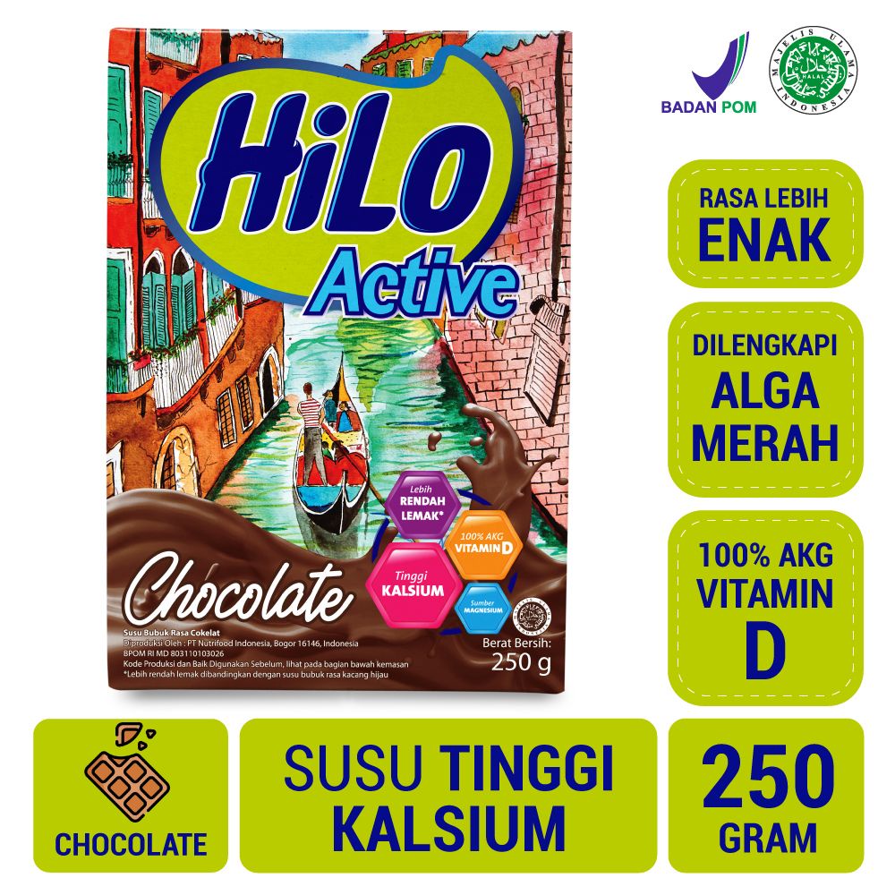Jual HILO Active Chocolate 250gram | Shopee Indonesia