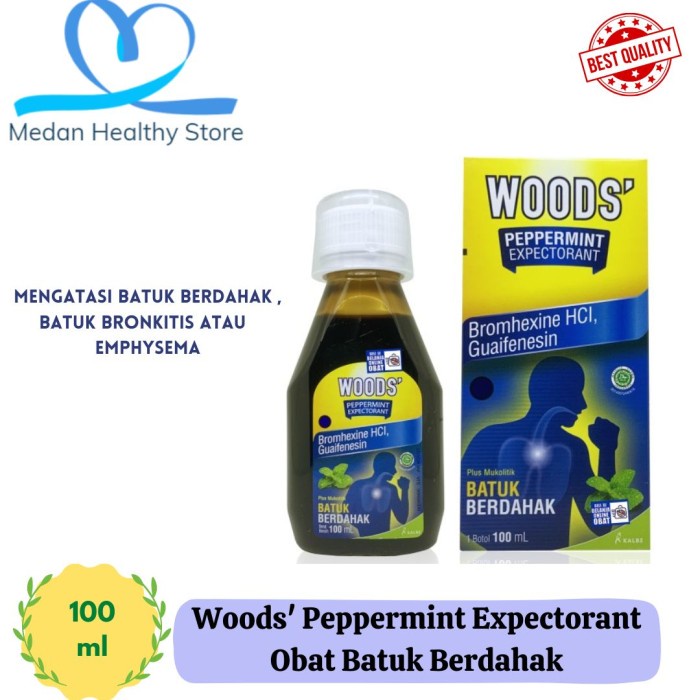 Jual Woods' Peppermint Expectorant 100 ml - Obat Batuk Berdahak ...