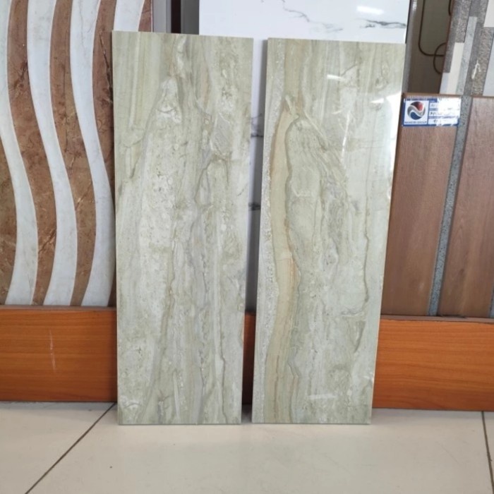 Jual granit dinding/keramik 20x60 motip marmer glazed polishedd ...