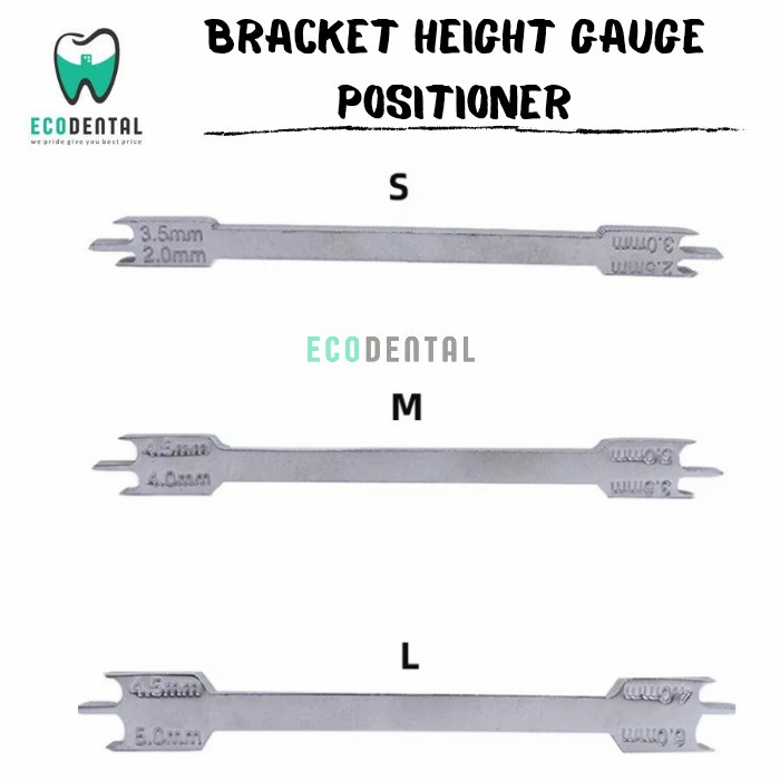 Jual Bracket Height Gauge Ortho Orthodontic Positioner Penggaris Behel ...