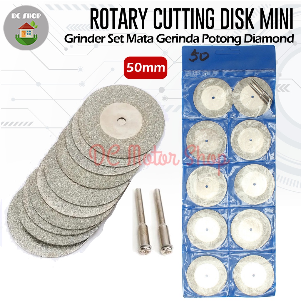 Jual Rotary Cutting Disk Mini Grinder Set Mata Gerinda Potong Diamond ...