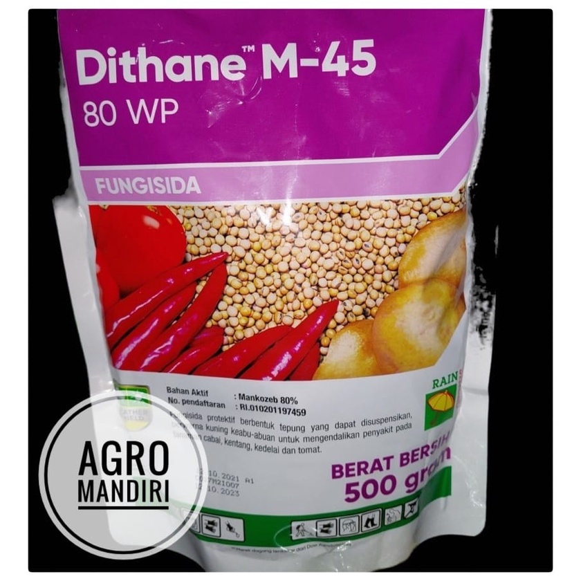 Jual Fungisida Dithane M-45 80 WP 500 Gram Pembasmi Jamur Tanaman | Shopee Indonesia