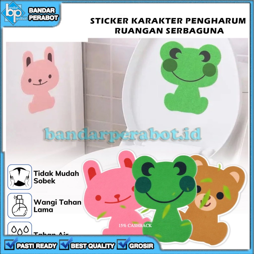 Jual [BP] STIKER STICKER PENGHARUM RUANGAN PENGHILANG BAU TOILET KAMAR ...