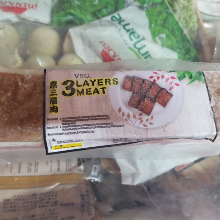Jual layer meat 500 gram / daging lapis / Sam can bak Vegetarian ...