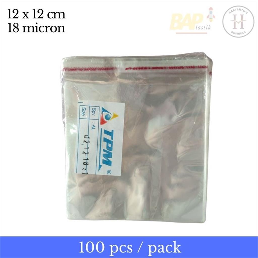 Jual Plastik OPP 12x12 TPM 100 Pcs Plastik Roti | Shopee Indonesia