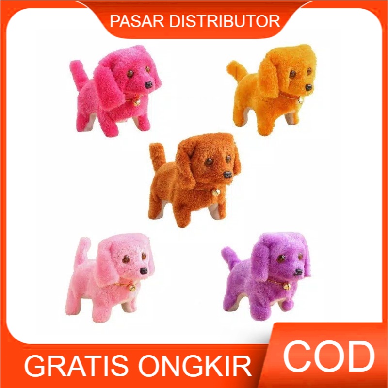 Jual Mainan Boneka Anjing Gerak Tenaga Batrei Bisa Menyalak Lucu ...