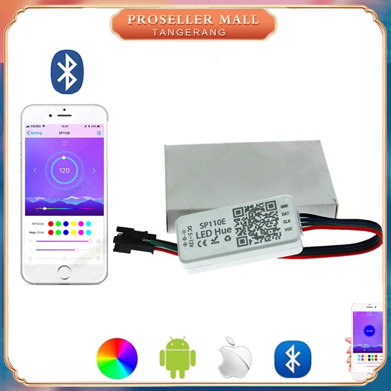 Jual SP110E Bluetooth Untuk RGB WS2811 WS2812B Controller | Shopee Indonesia