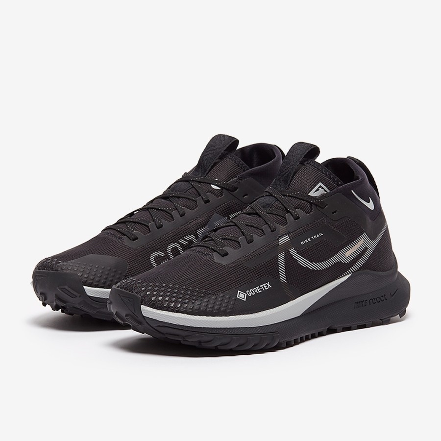 Jual Sepatu Pegasus Trail 4 Gore-tex Black Wolf Grey High Premium ...