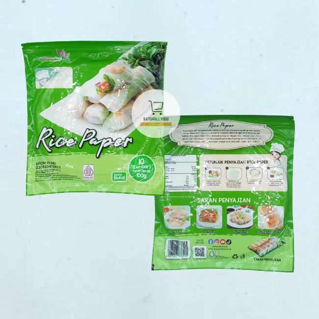 Jual Javasuperfood Rice Paper isi 10 / Kulit Lumpia Vietnam / Rice ...