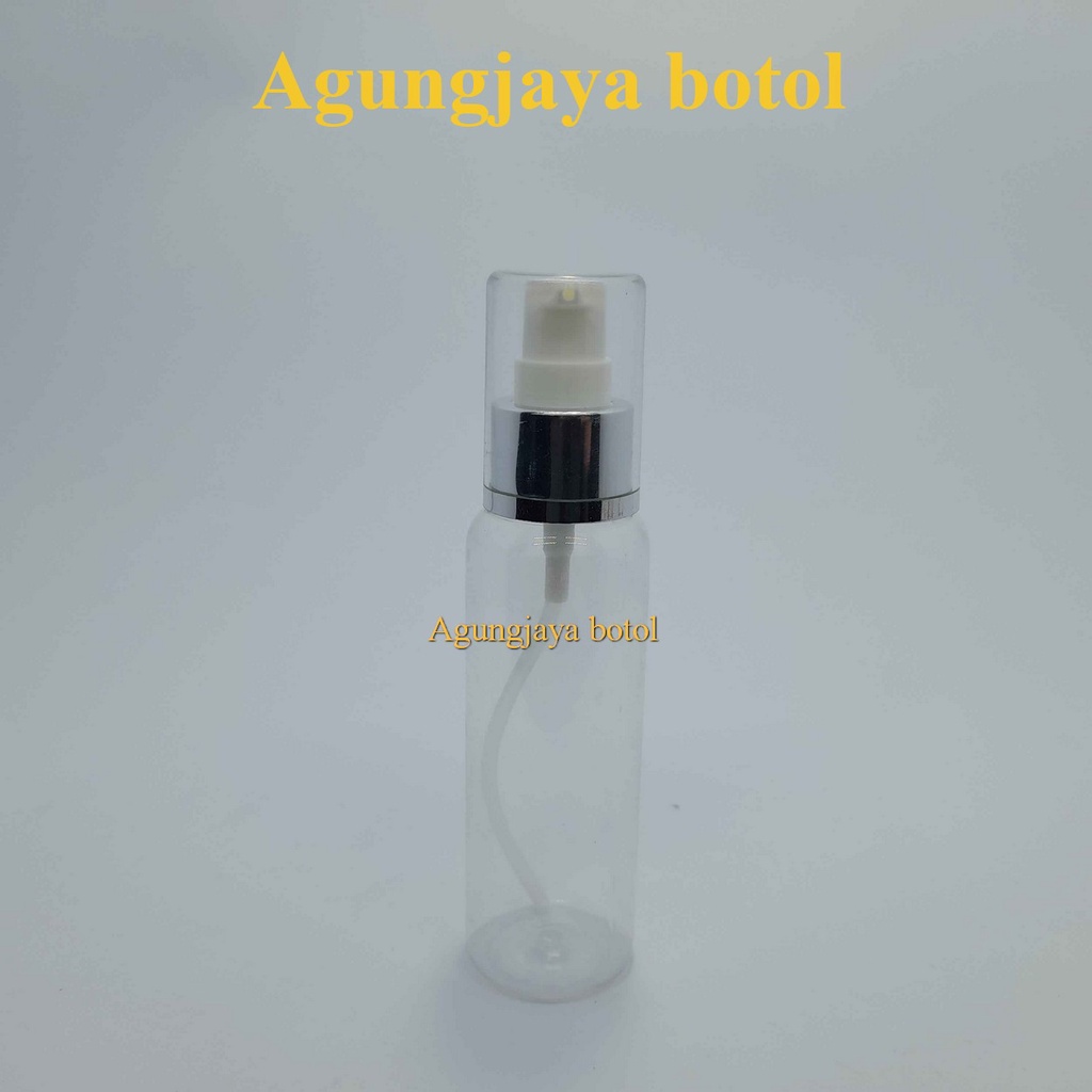 Jual Botol Plastik 100 Ml Br Natural Tutup Pump Treatment Body Sj / Botol Pet Kosmetik / Botol ...