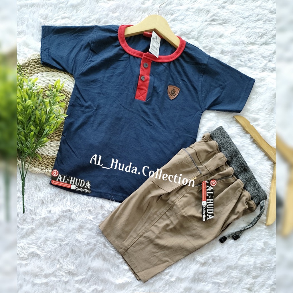 Jual Pakaian Anak Laki-Laki, Setelan Anak Kaos Kiano Celana Pendek Rib ...