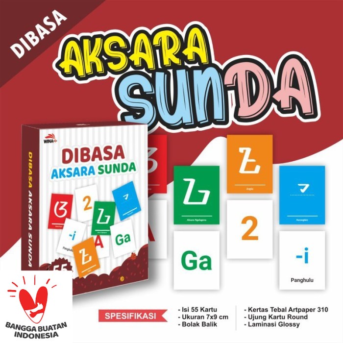Jual Kartu/Flashcard AKSARA SUNDA | Shopee Indonesia