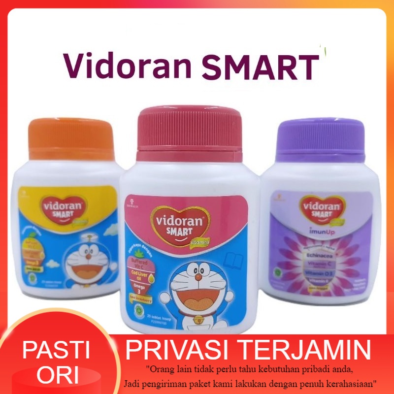 Jual Vidoran smart vitamin isi 25 tablet / Vidoran Smart Multivitamin ...