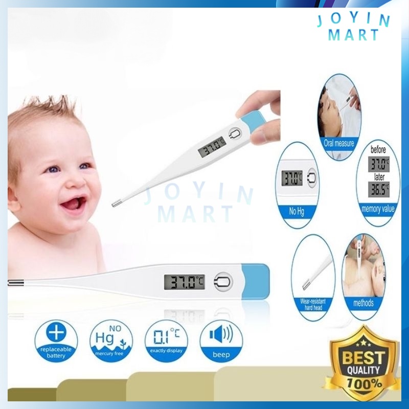 Jual Thermometer Digital Ketiak / Termometer Suhu Badan / Baby ...