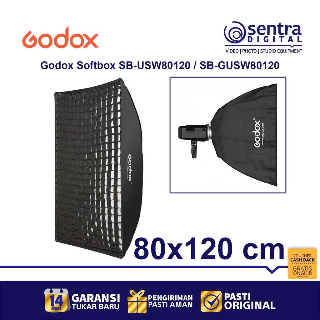 Jual Godox Softbox SB-USW80120 | SB-GUSW80120 (80x120cm) Grid | Shopee Indonesia