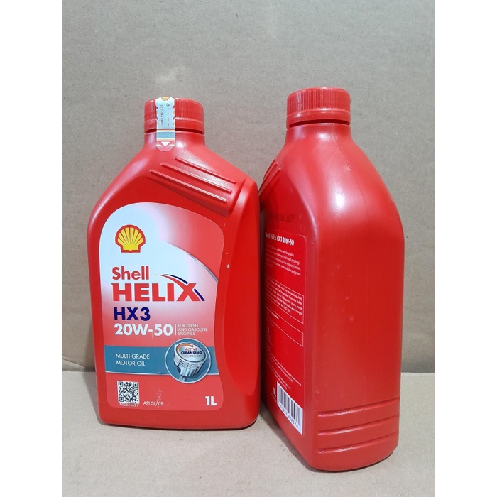 Jual Oli Shell Helix HX3 20W-50 1 Liter | Shopee Indonesia