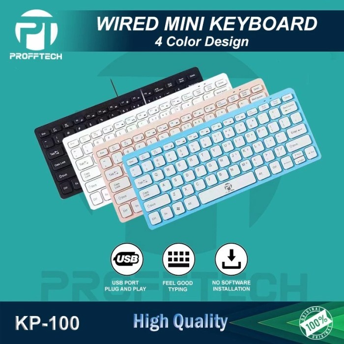Jual Profftech Keyboard Mini Kabel USB ORIGINAL | Shopee Indonesia