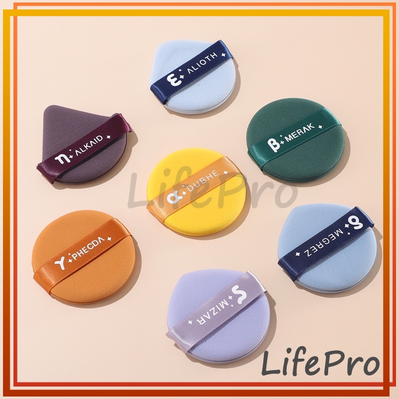 Jual Lifepro Bedak Spon Air Puff Cushion Spons Bedak Tabur Bentuk Bulat ...