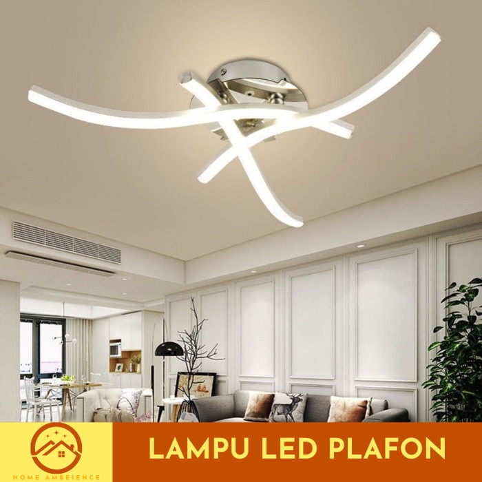 Jual Lampu Hias Atap Plafon LED Minimalis Modern Elegan Cool White 18 ...