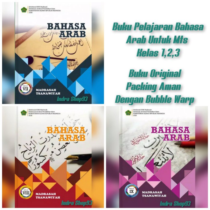 Jual Buku Siswa Bahasa Arab Kelas 8/VIII MTs Kemenag | Shopee Indonesia