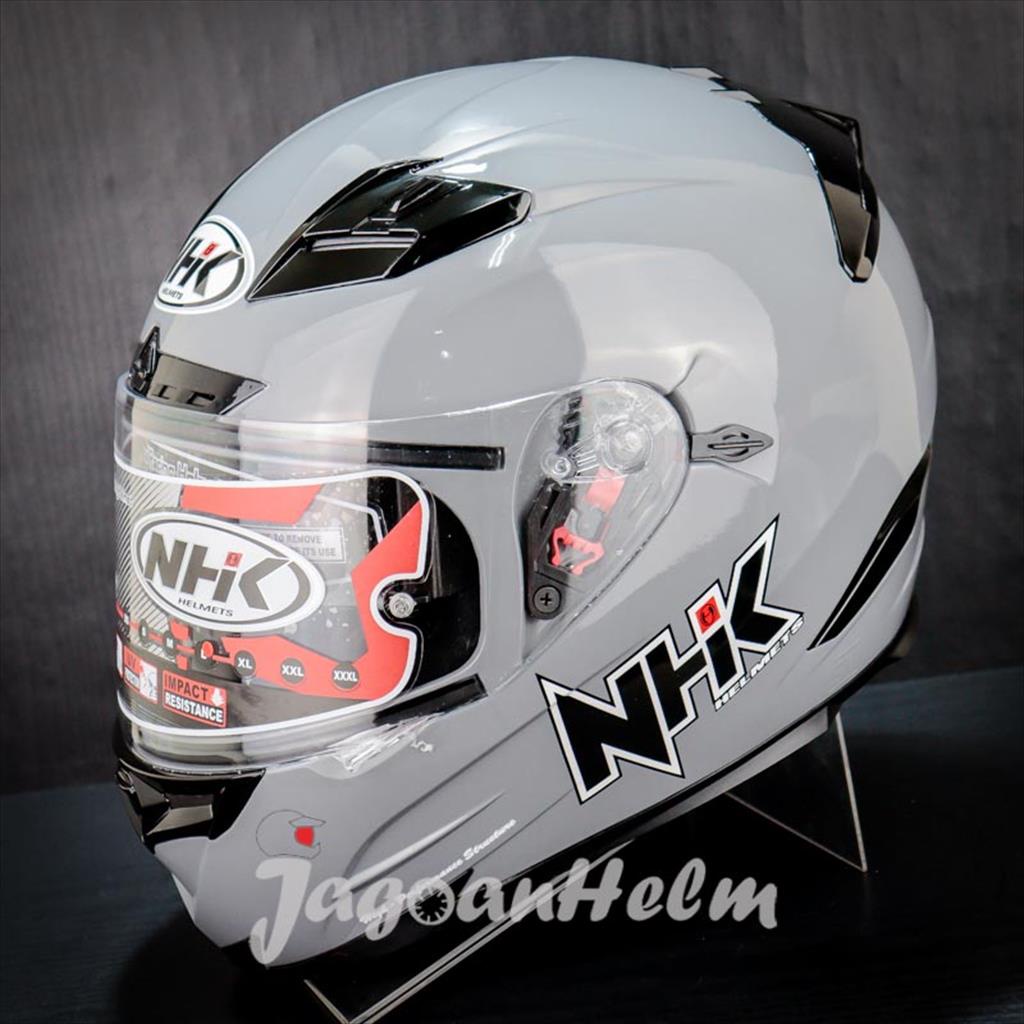 Jual NHK HELM RX9 SOLID | RX-9 DIM GREY | RX 9 DOUBLE VISOR | Shopee ...
