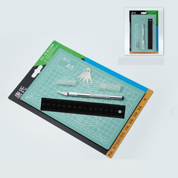 Jual [LOGU] Paket DIY Alas Papan Kerja Potong Cutter Cutting Mat Pad ...
