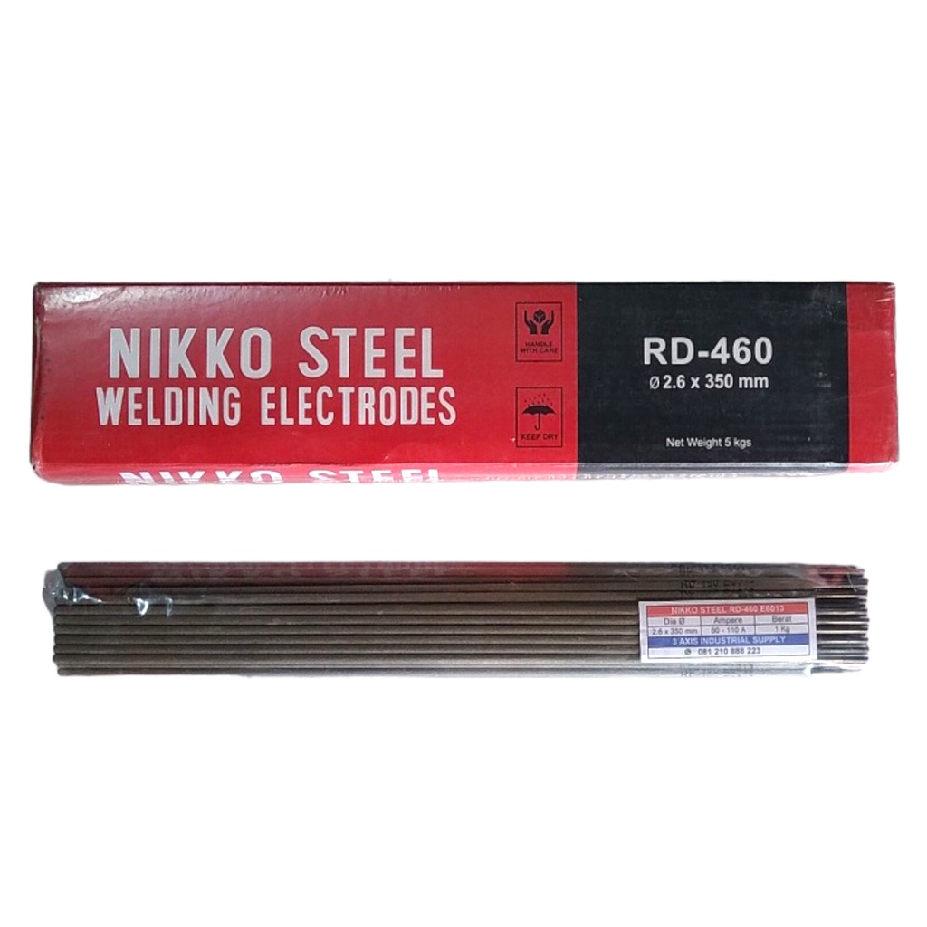 Jual kawat las/kawat eletroda las Niko RD 260 2.0mm harga satuan ...