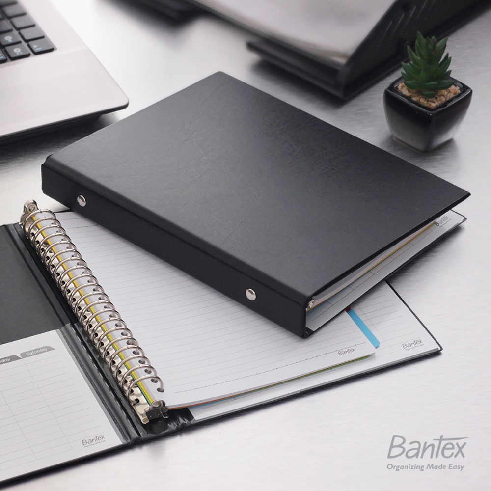 Jual Bantex Binder Polos A5 20 Ring Black Multiring Binder | Shopee ...