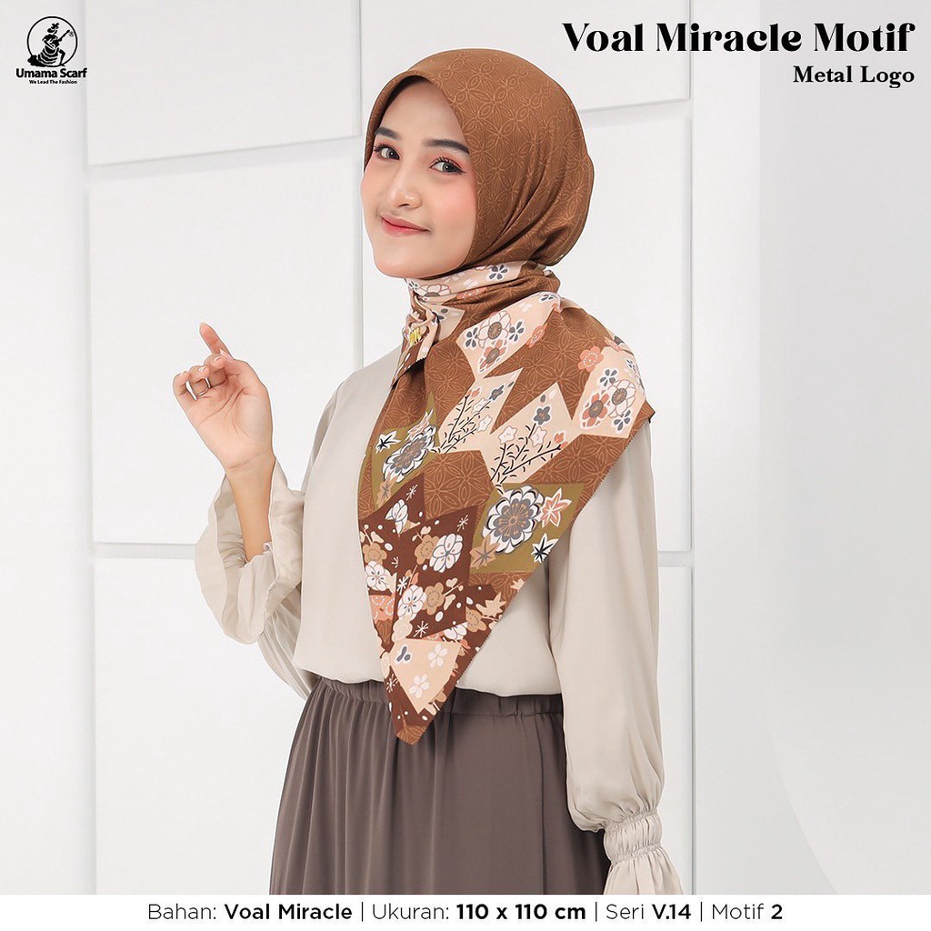 Jual [Part 2] JILBAB KERUDUNG PREMIUM UMAMA SCARF BERBAHAN VOAL MIRACLE ...