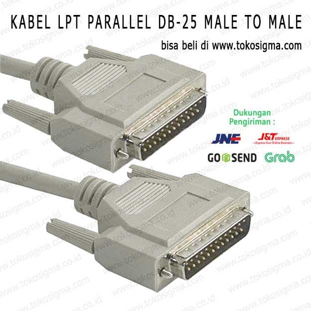Jual KABEL Printer Switch Parallel Serial port LPT DB25 Male to Male 25 ...