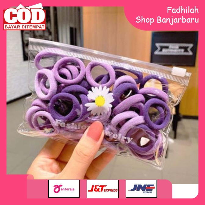 Jual IKAT RAMBUT ANAK 50 PCS / IKAT RAMBUT WANITA ISI 50 PCS / KARET ...