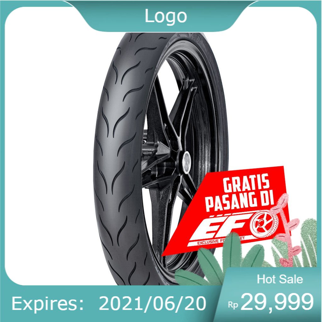 Jual MPM FDR TL SPORT MP57 90/80-17 Ban Motor "TUBELESS" RACING TIRE ...