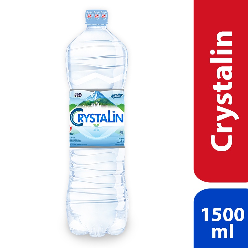 Jual Crystalin Mineral Water 1500ml - [1 Pcs] | Shopee Indonesia
