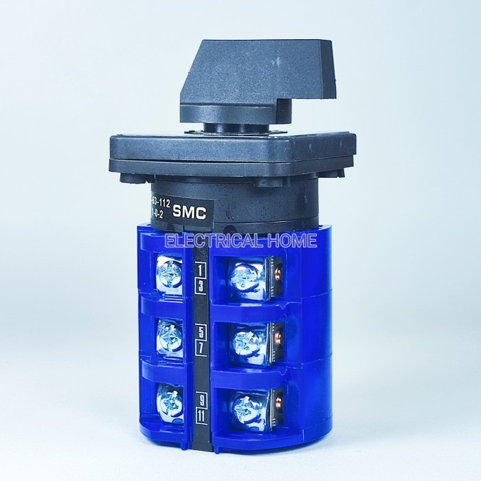 Jual Selector Switch/ Cam Switch 63A 3P SMC | Shopee Indonesia