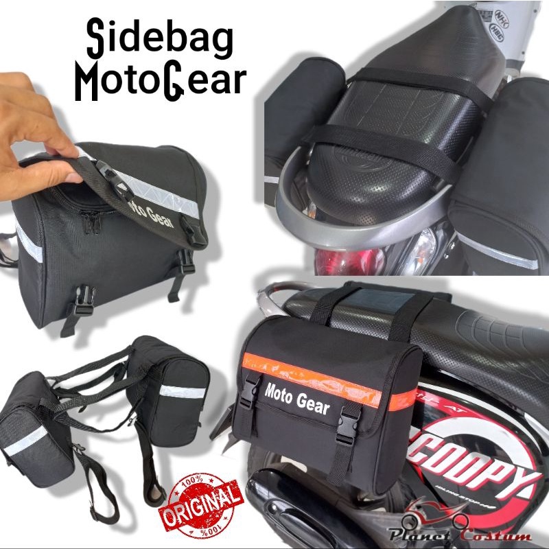 Jual GAS FULL TERBARU TAS SAMPING MOTOR SIDE BAG MOTOR MOTO GEAR 3M ...