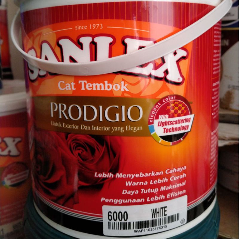 Jual sanlex prodigio cat interior & exterior 5 kg | Shopee Indonesia