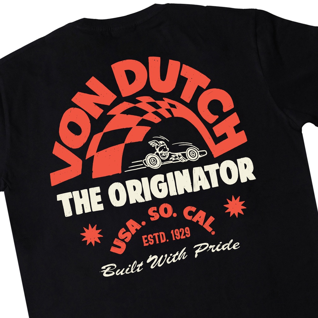 Jual Von Dutch Tshirt 0850 Black | Shopee Indonesia