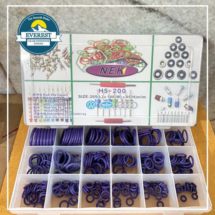 Jual Seal Oring Kit Kotak Set Ungu R134 R12 | Shopee Indonesia