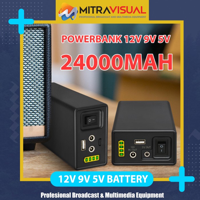 Jual POWERBANK 12V 9V 5V 24000Mah | Shopee Indonesia