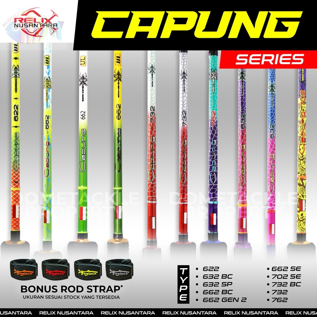 Jual Capung Relix Nusantara Joran Pancing Rod UL ULtralight Spinning ...