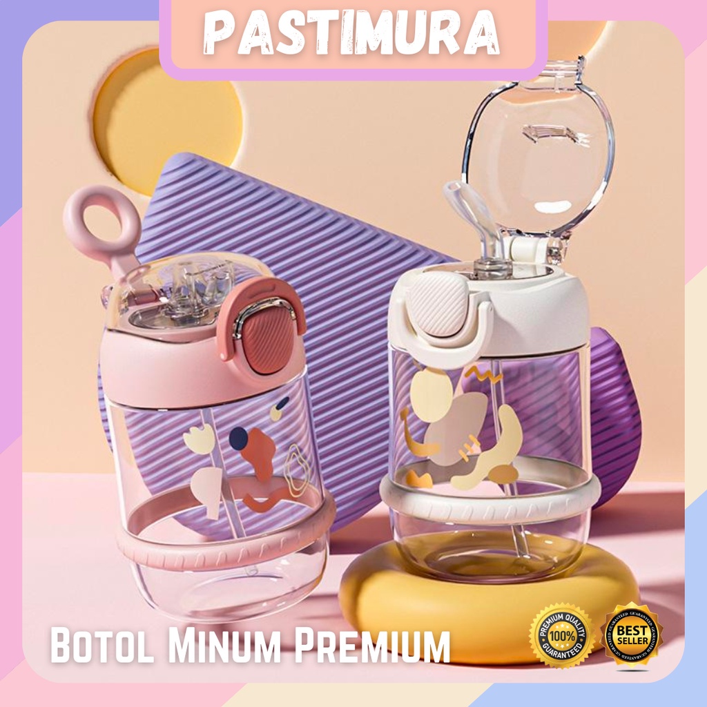 Jual [PSM] Botol Minum Modern NEW Minimalis Motif Kapsul / Botol Minum ...