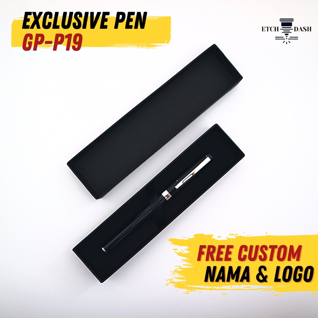 Jual Pulpen Exclusive Hitam Mewah | Gift Box Merchandise Hadiah ...