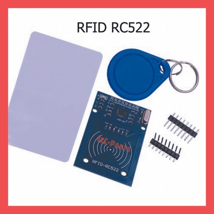 Jual RFID RC-522 Module RC522 13.56 MHz Reader Tag Header Keychain ...