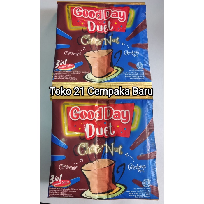 Jual Good Day yang DUET 1 Renceng isi 10 Sachet Rasa | Shopee Indonesia