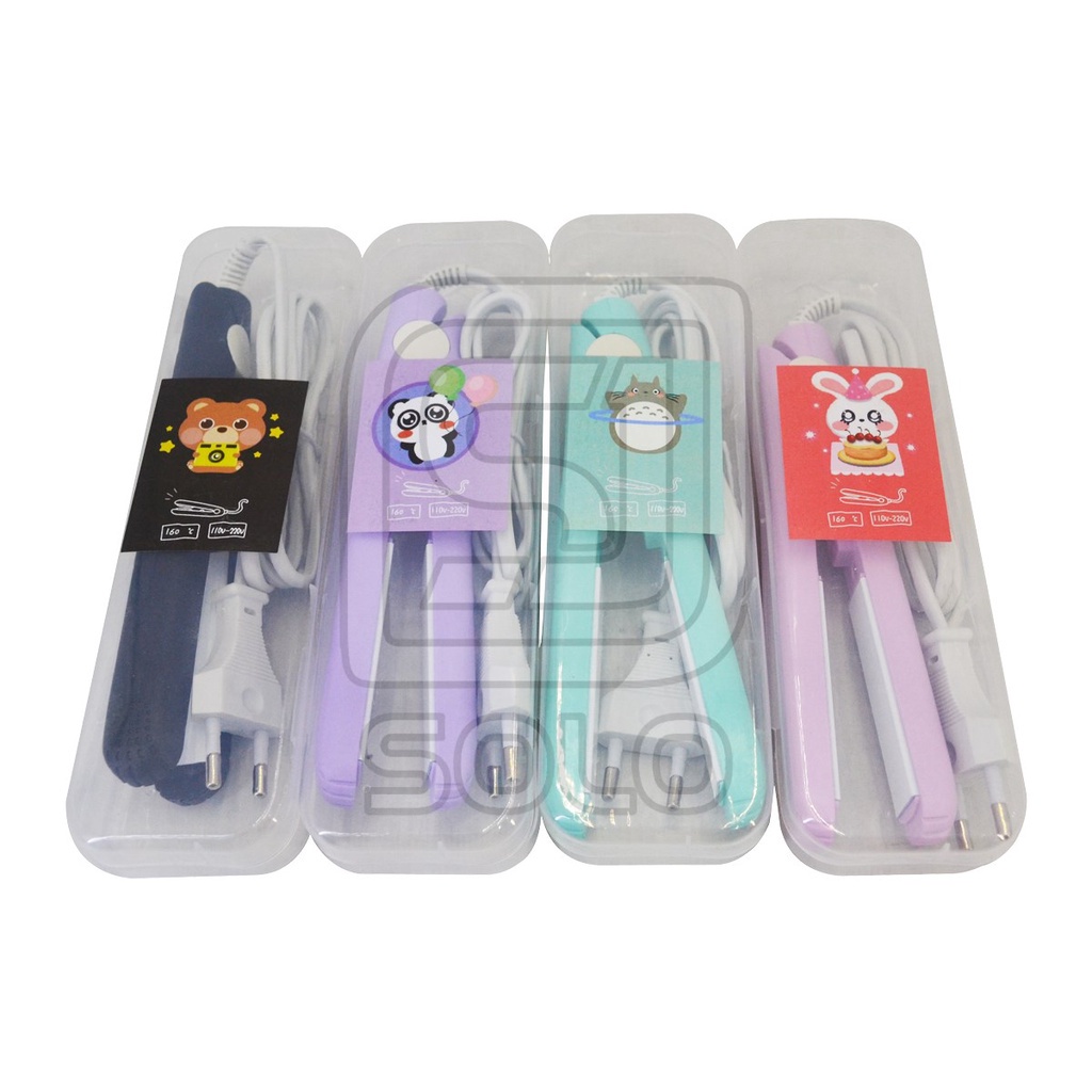 Jual Catok Rambut Mini Hair Straightener Iron For Travelling Catokan ...