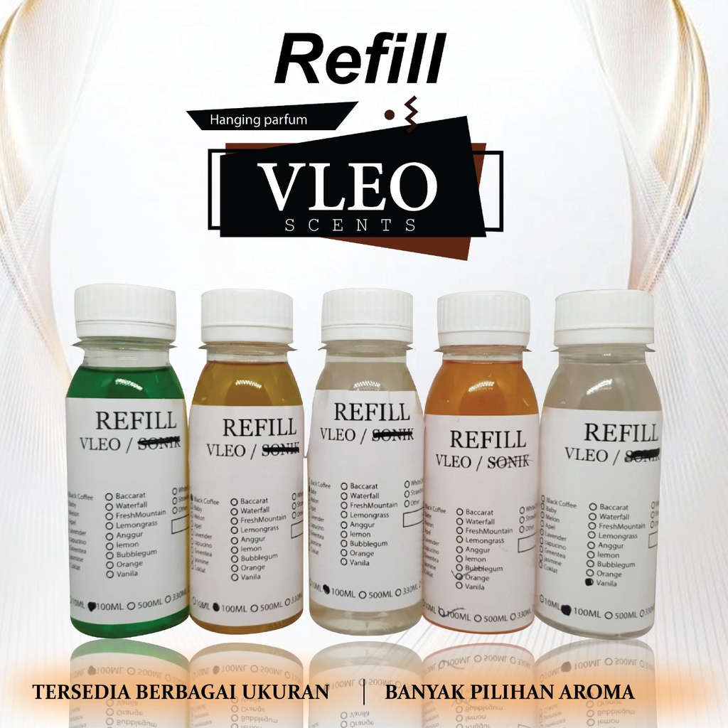 Jual Refill vleo - Formula Parfum Ruangan / Mobil 100 Ml refill isi ...