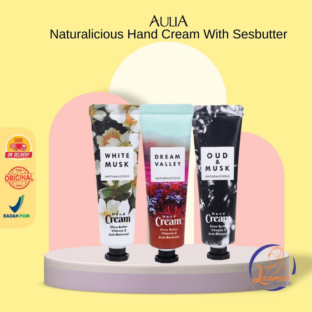 Jual Aulia Naturalicious Hand Cream With Sesbutter & Vitamin E | Shopee ...