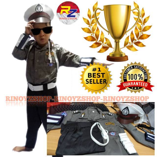 Jual Baju Polisi Anak / setelan polisi Anak / Seragam Polisi Anak ...