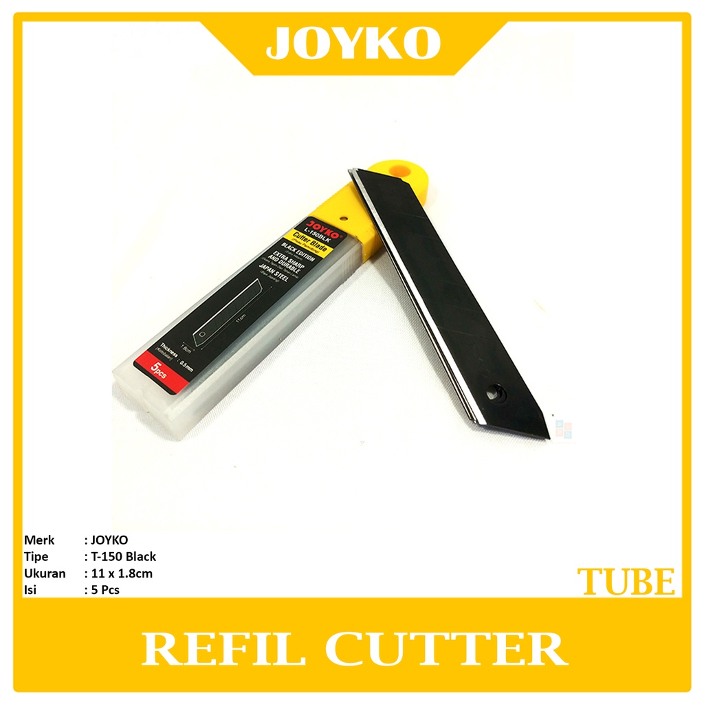 Jual JOYKO - Isi Cutter Blade L-150 Black - Tube | Shopee Indonesia