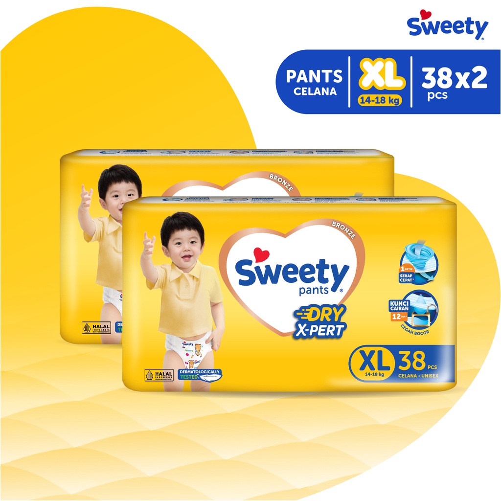 Jual Sweety Bronze Pants Dry Xpert XL 38s x2 | Shopee Indonesia
